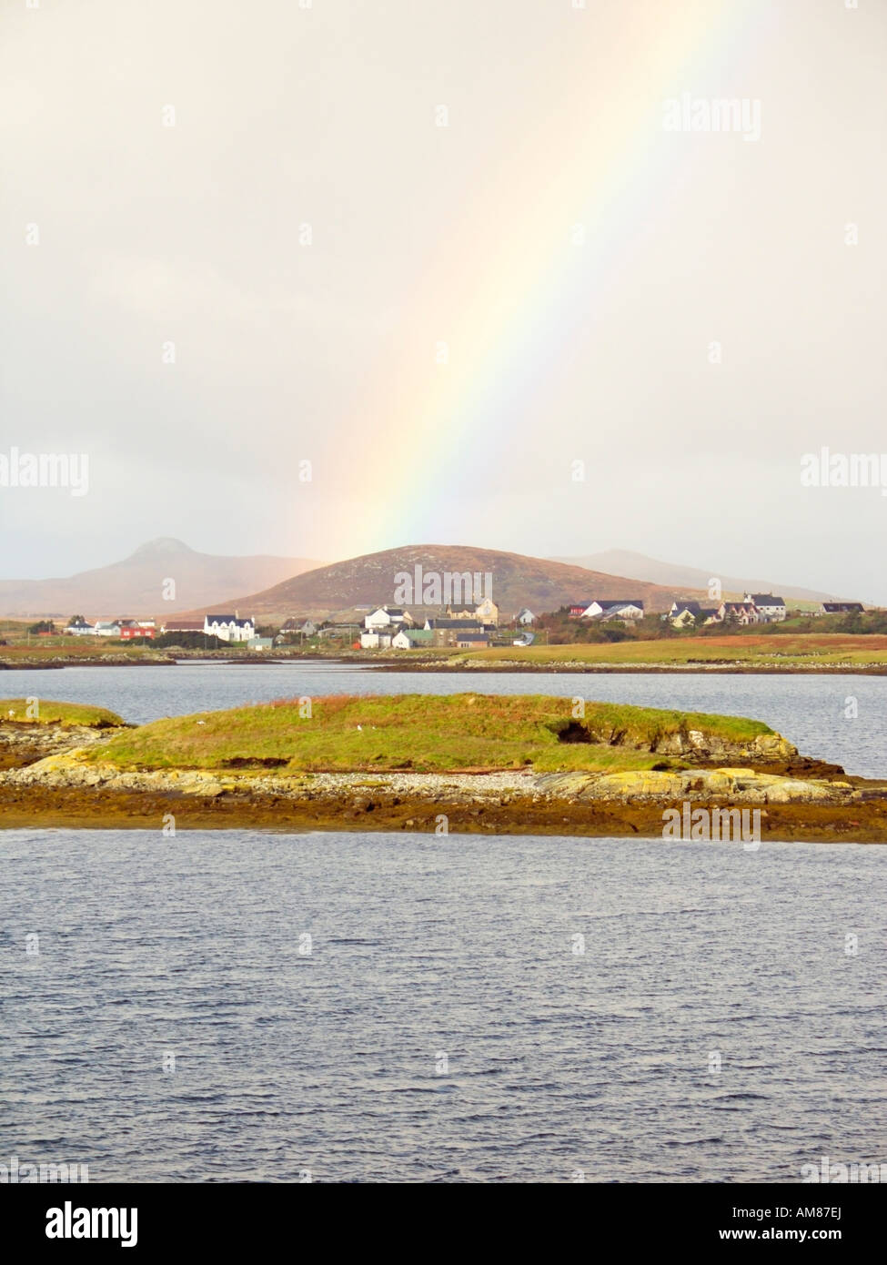 Lochmaddy Loch nam Madadh North Uist Outer Hebrides Western Isles ...