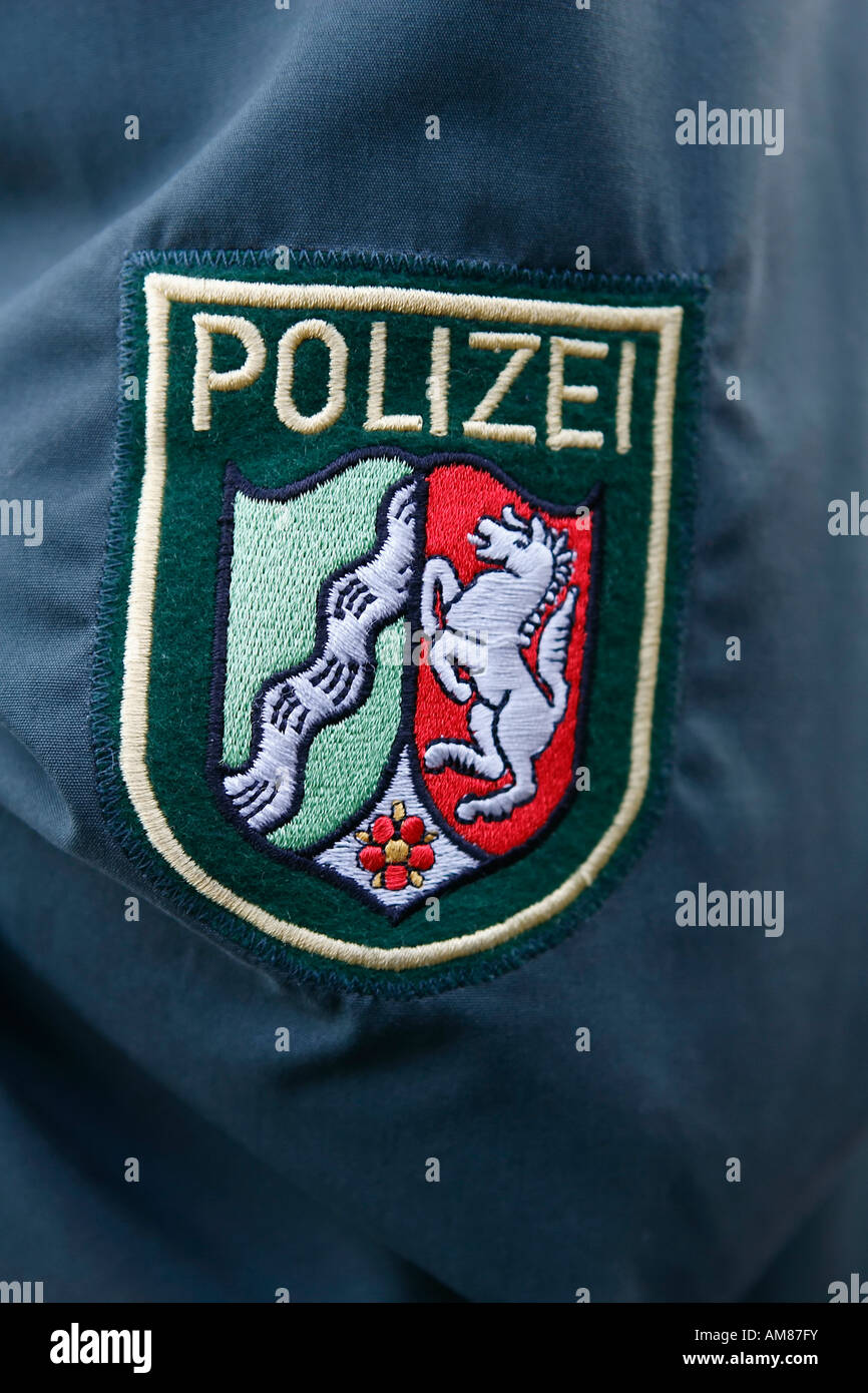 Polizei police german police badge hi-res stock photography and images ...