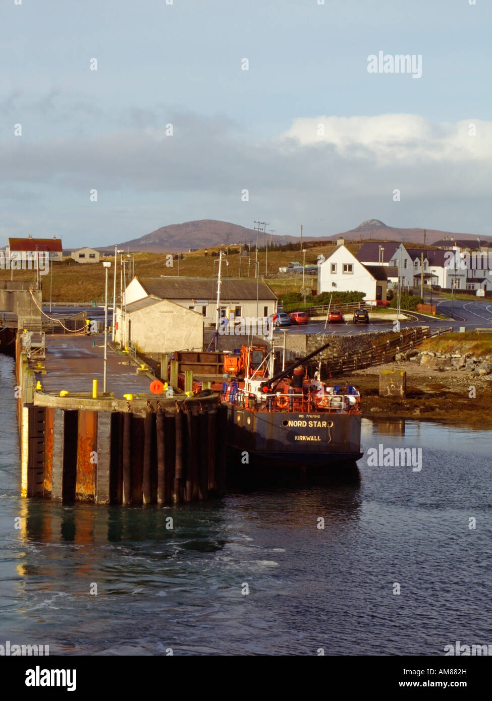 Ferry Terminal and Quay Lochmaddy Loch nam Madadh North Uist Outer ...