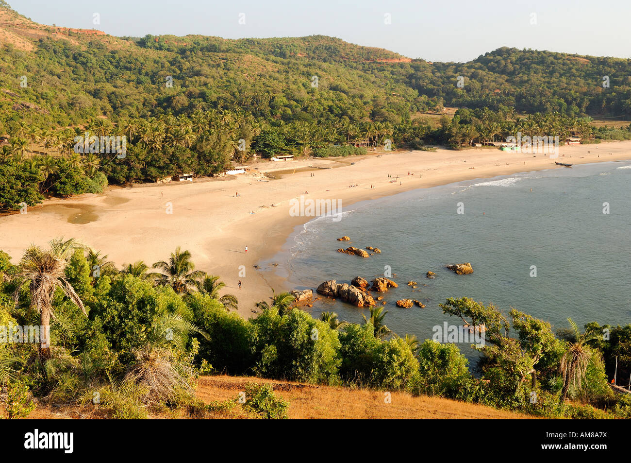 India, Karnataka, Gokarna, Kudle Beach Stock Photo - Alamy