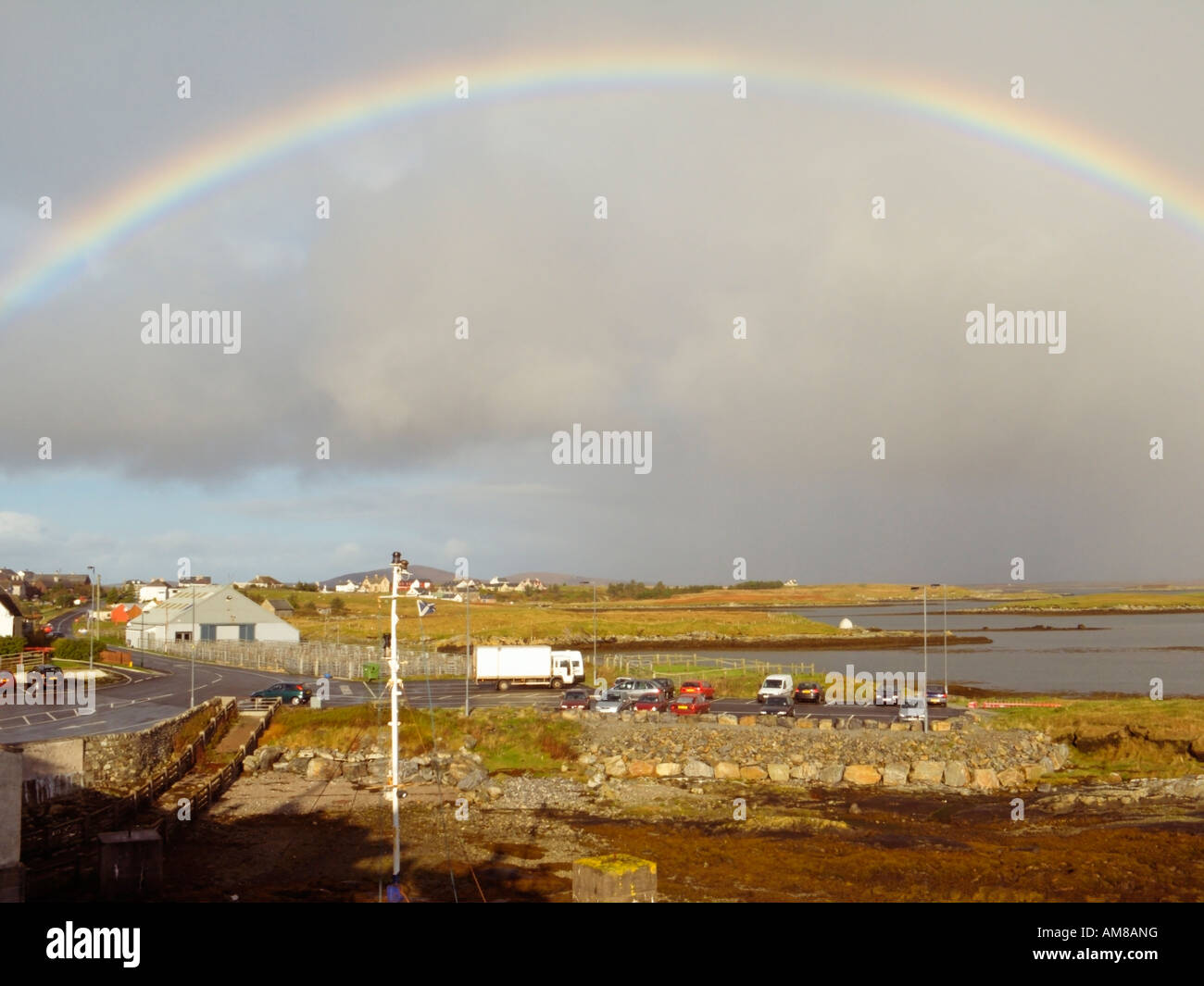 Lochmaddy Loch nam Madadh North Uist Outer Hebrides Western Isles ...