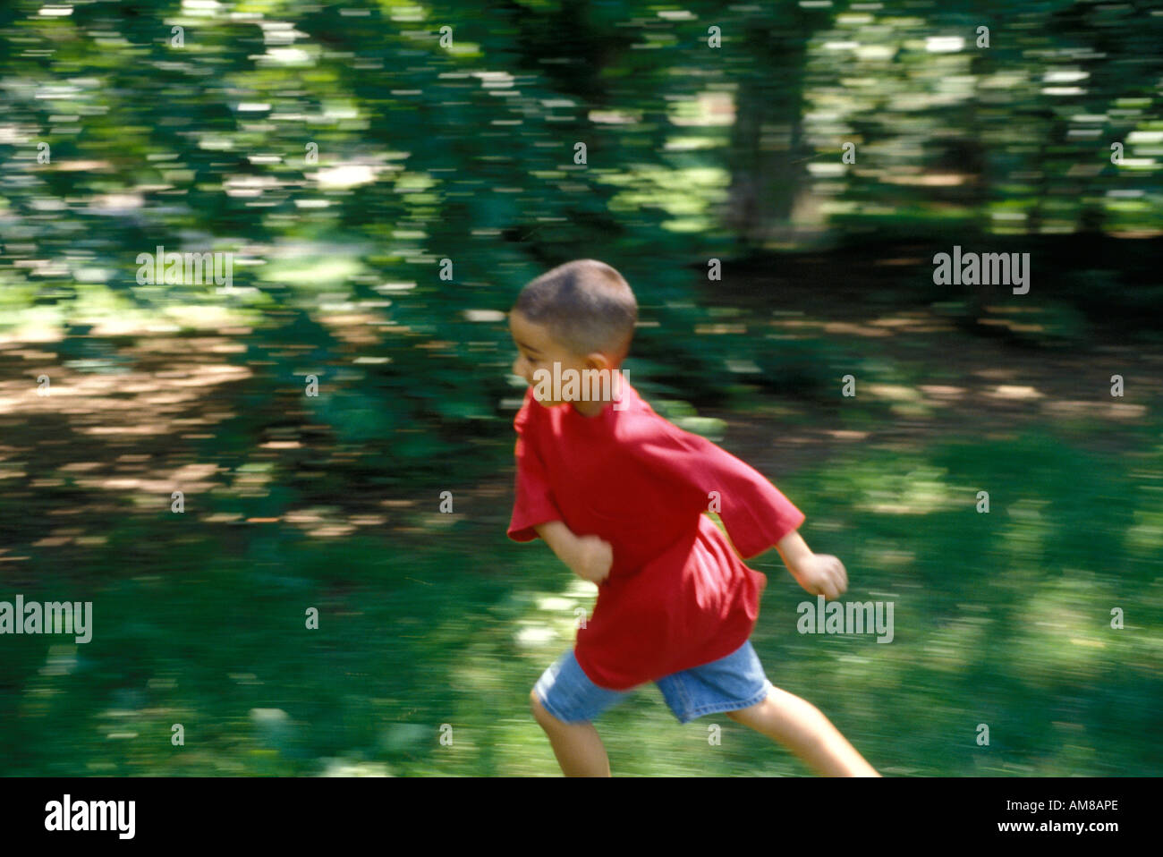 African american boy running side view hi-res stock photography and ...