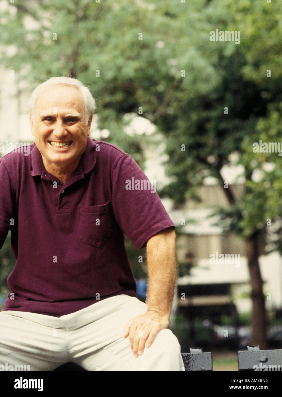 Senior man smiling, portrait Stock Photo - Alamy