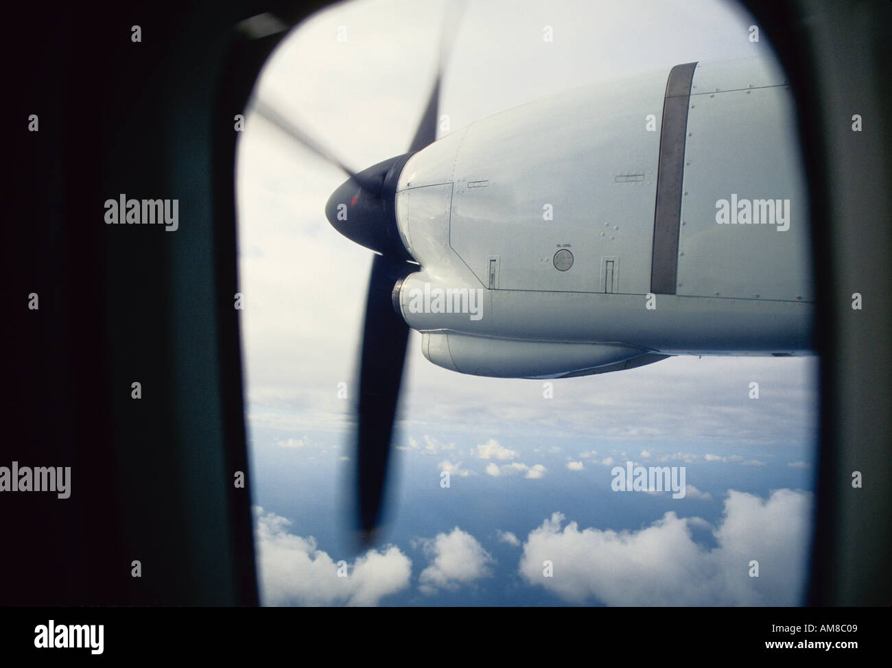 Looking out the window of an airplane Stock Photo - Alamy