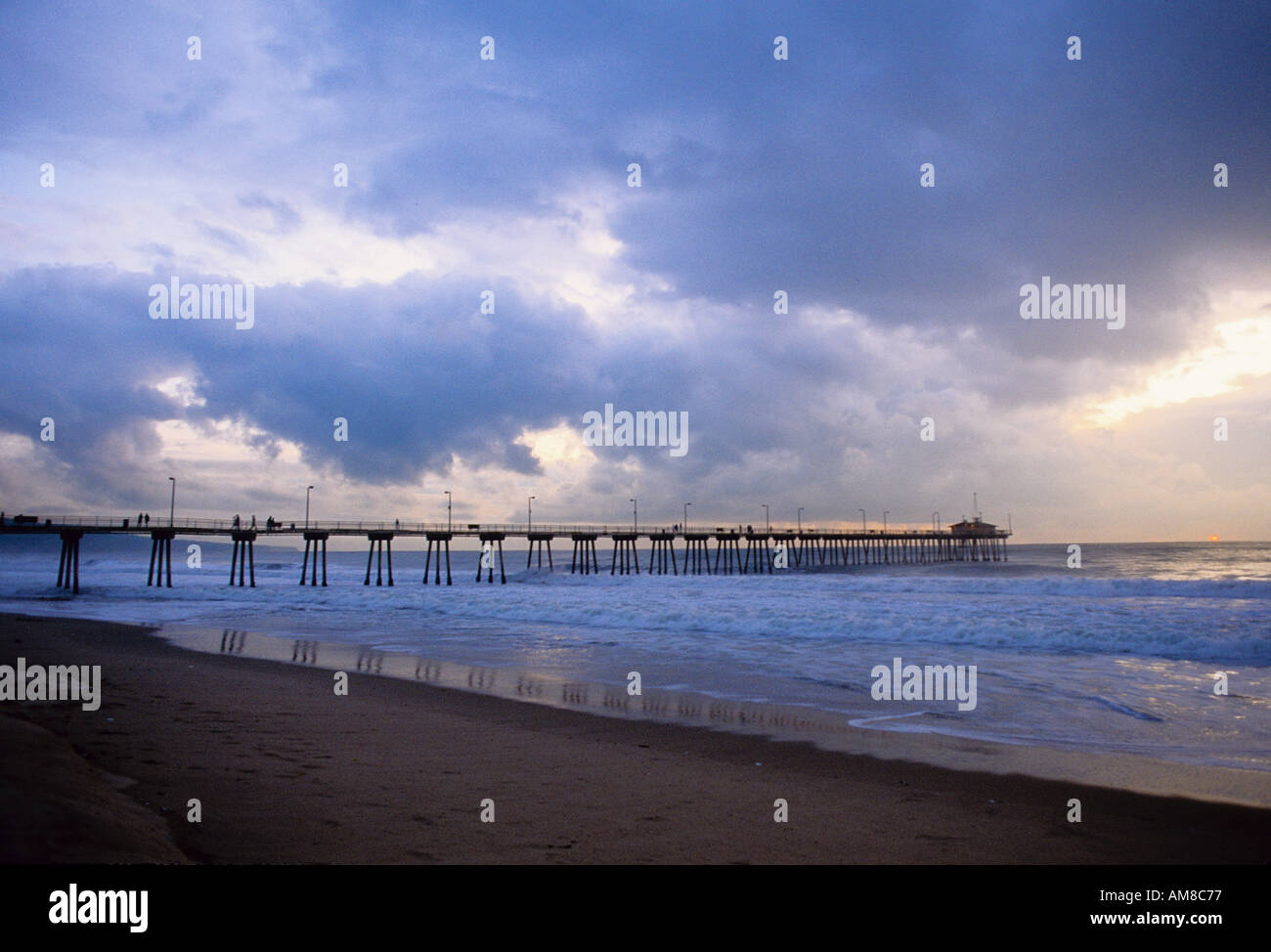 Hermosa Beach Pier Hermosa Beach California USA Stock Photo - Alamy