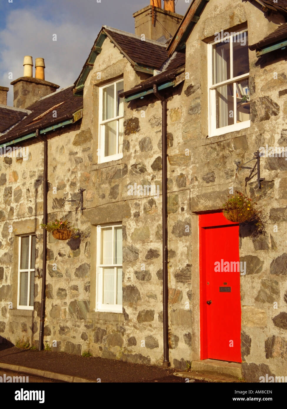 Local traditional Architecture Tarbert North Harris Outer Hebrides ...