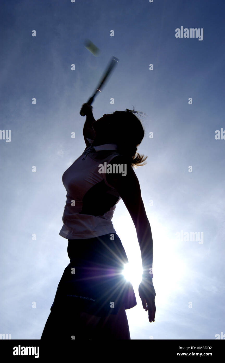 Tennis ball girl model hi-res stock photography and images - Alamy