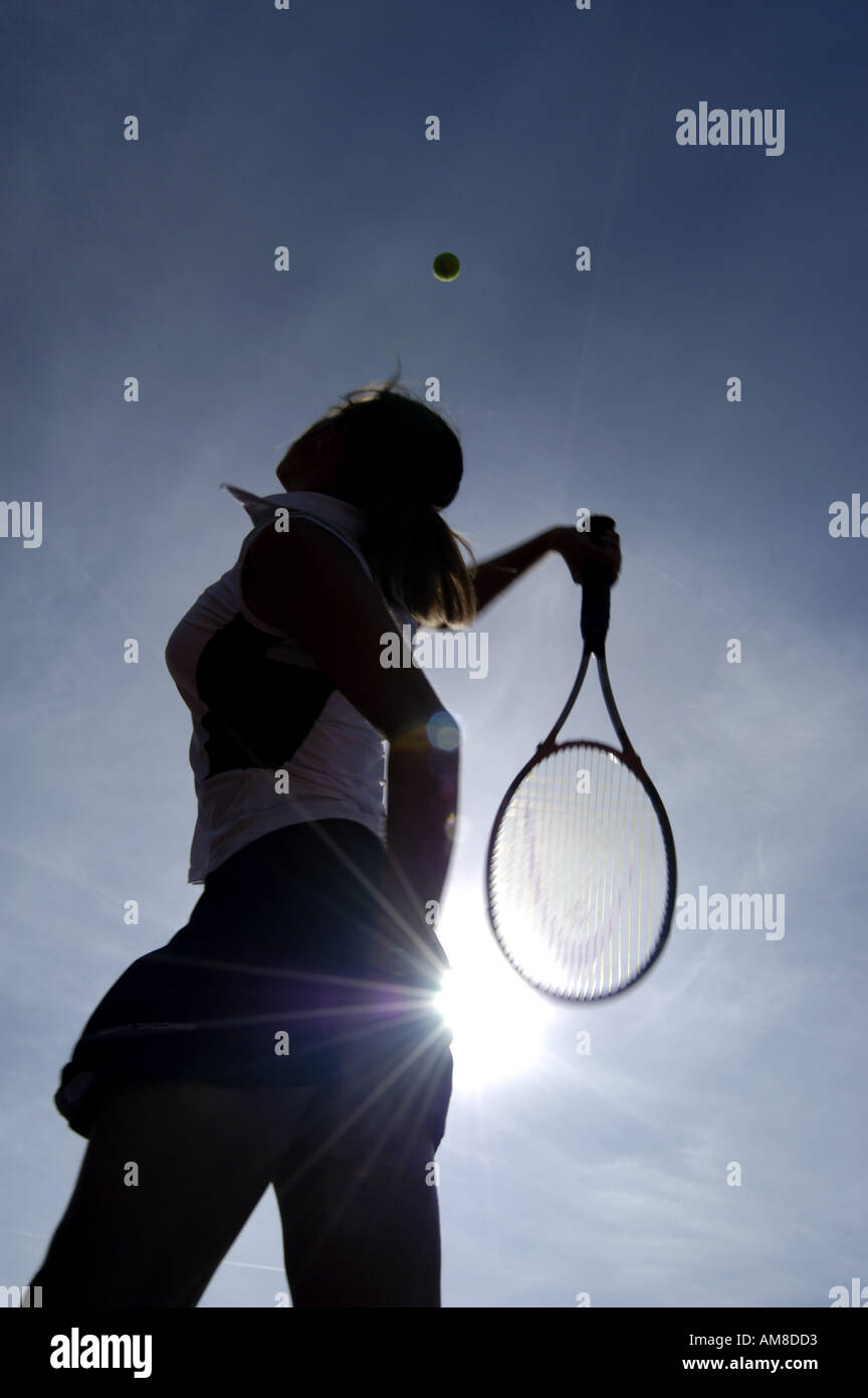 Tennis player girl Model Released Shoot No 3015 Stock Photo - Alamy