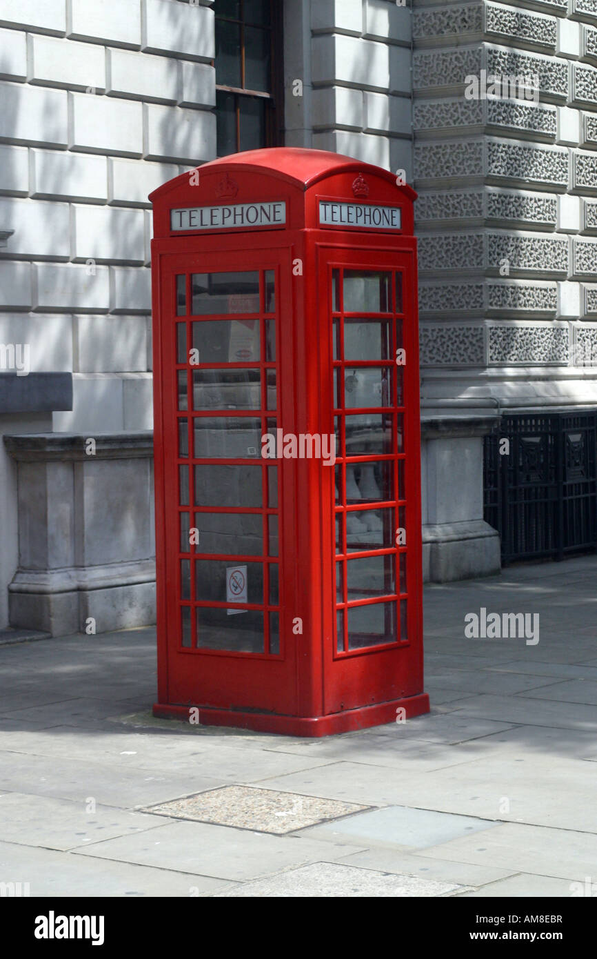 Iconic London Red Phone Booth United Kingdom Stock Photo - Alamy