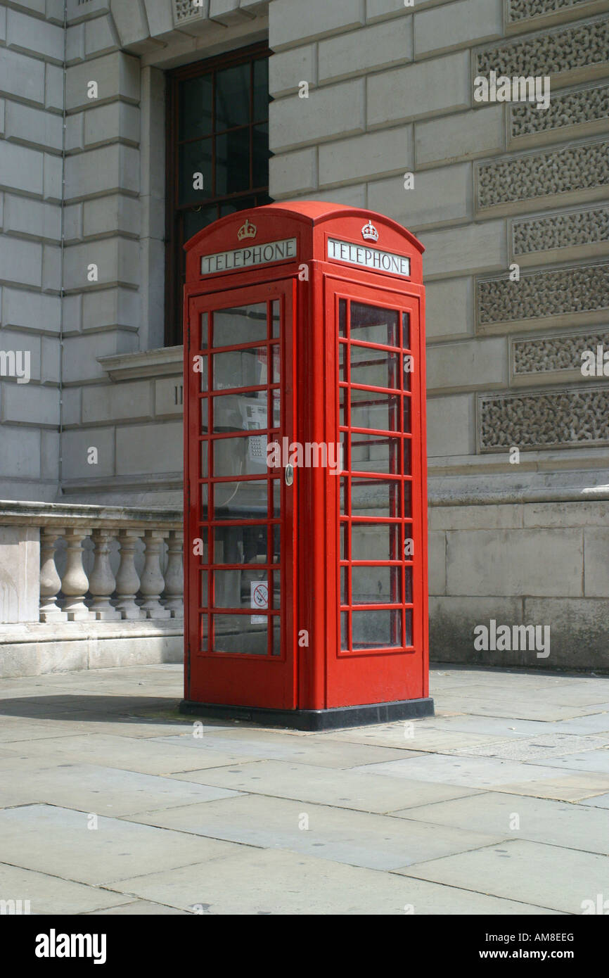 Iconic London Red Phone Booth United Kingdom Stock Photo - Alamy