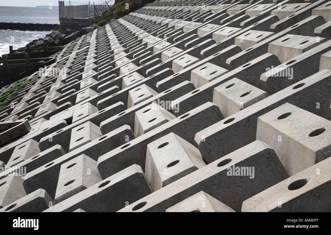 Wave dissipating concrete blocks hi-res stock photography and images ...