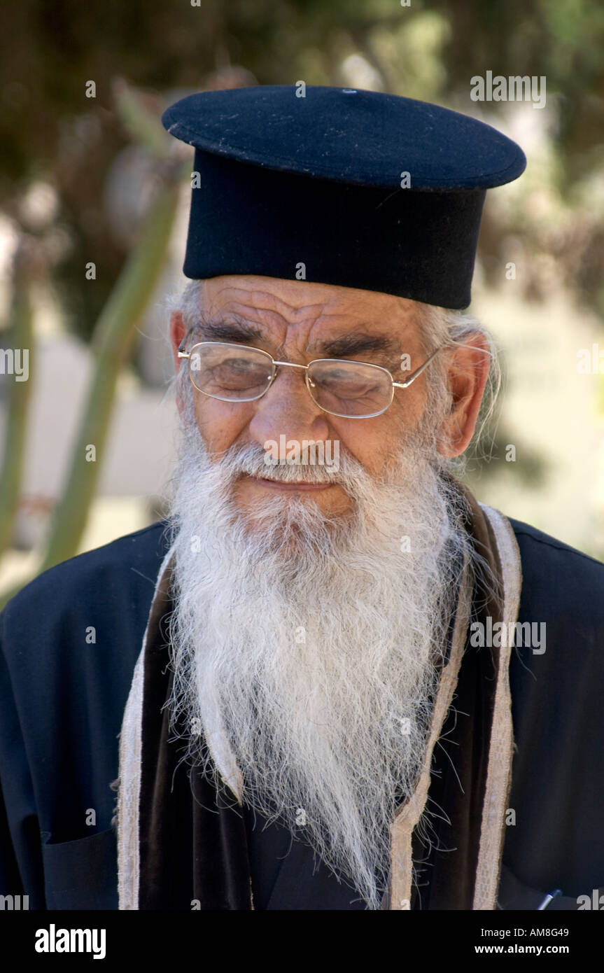 Orthodox priest cyprus hi-res stock photography and images - Alamy