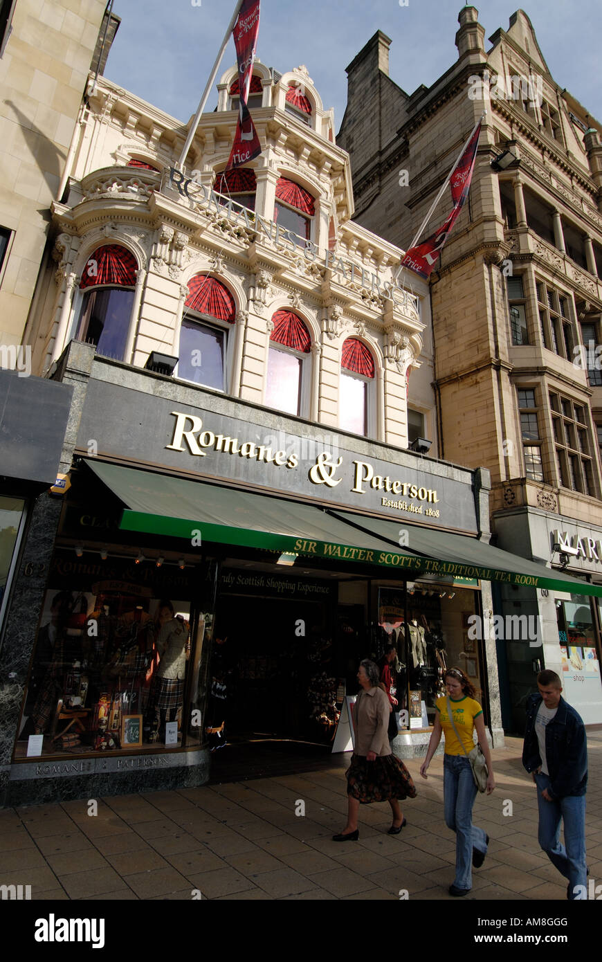 Exterior facade romanes & Paterson edinburgh scotland Stock Photo - Alamy
