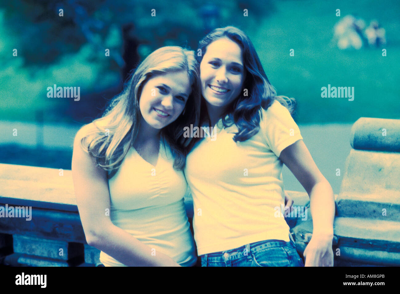 Sister smiling, portrait Stock Photo - Alamy