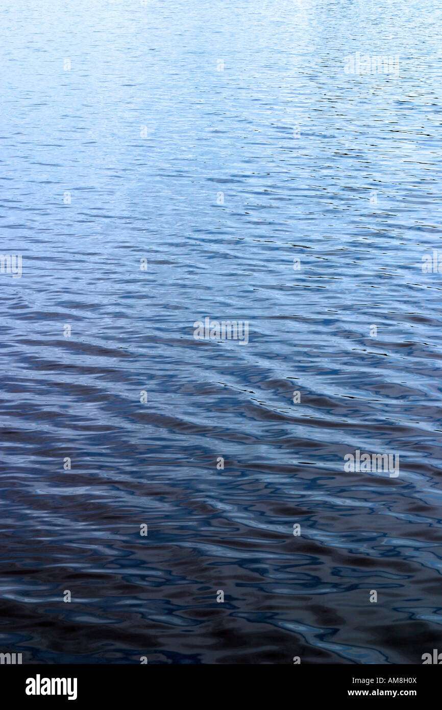 Blue water surface texture Stock Photo - Alamy