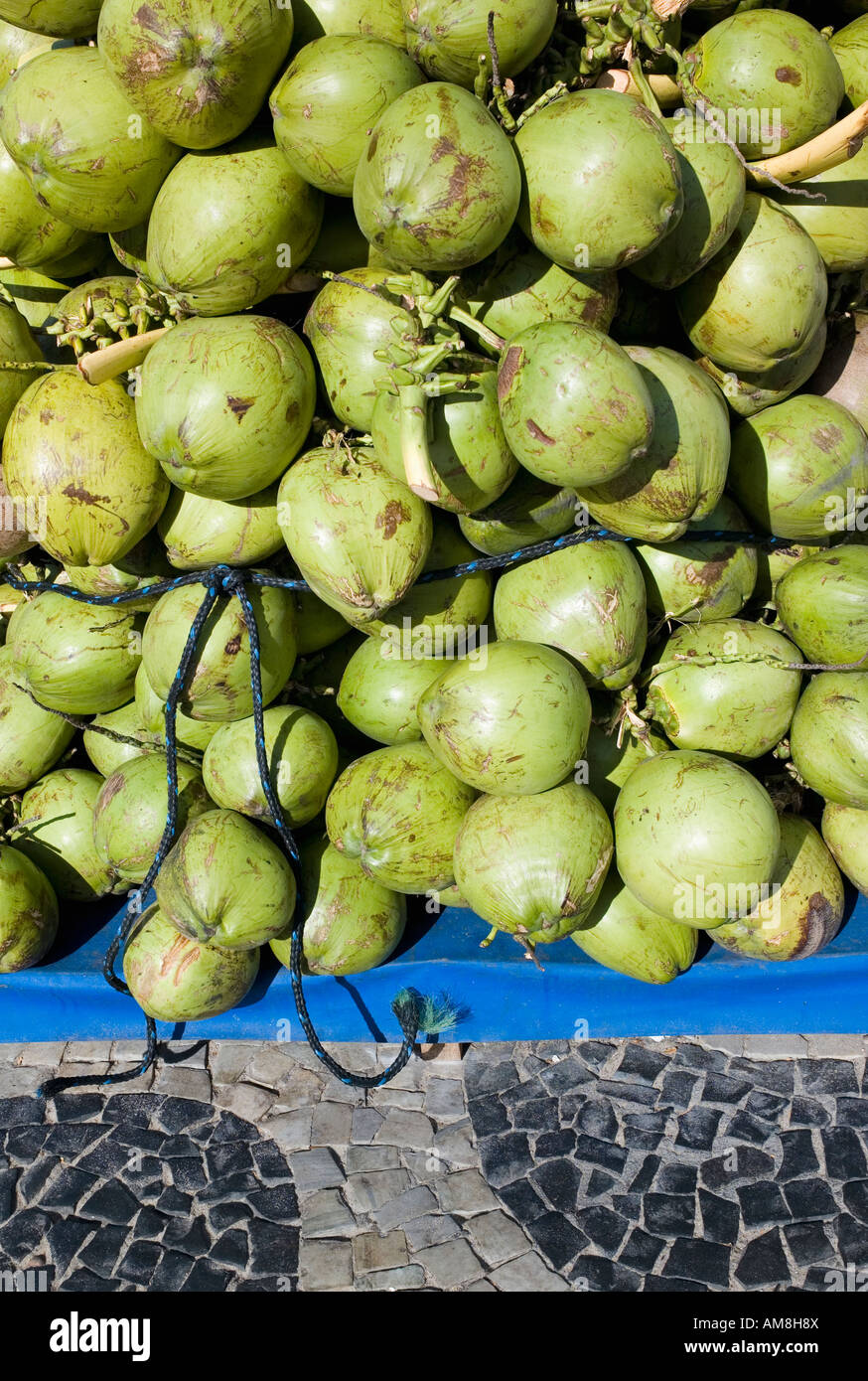 Coconuts on Ipanema Beach Rio de Janeiro Brazil Stock Photo - Alamy