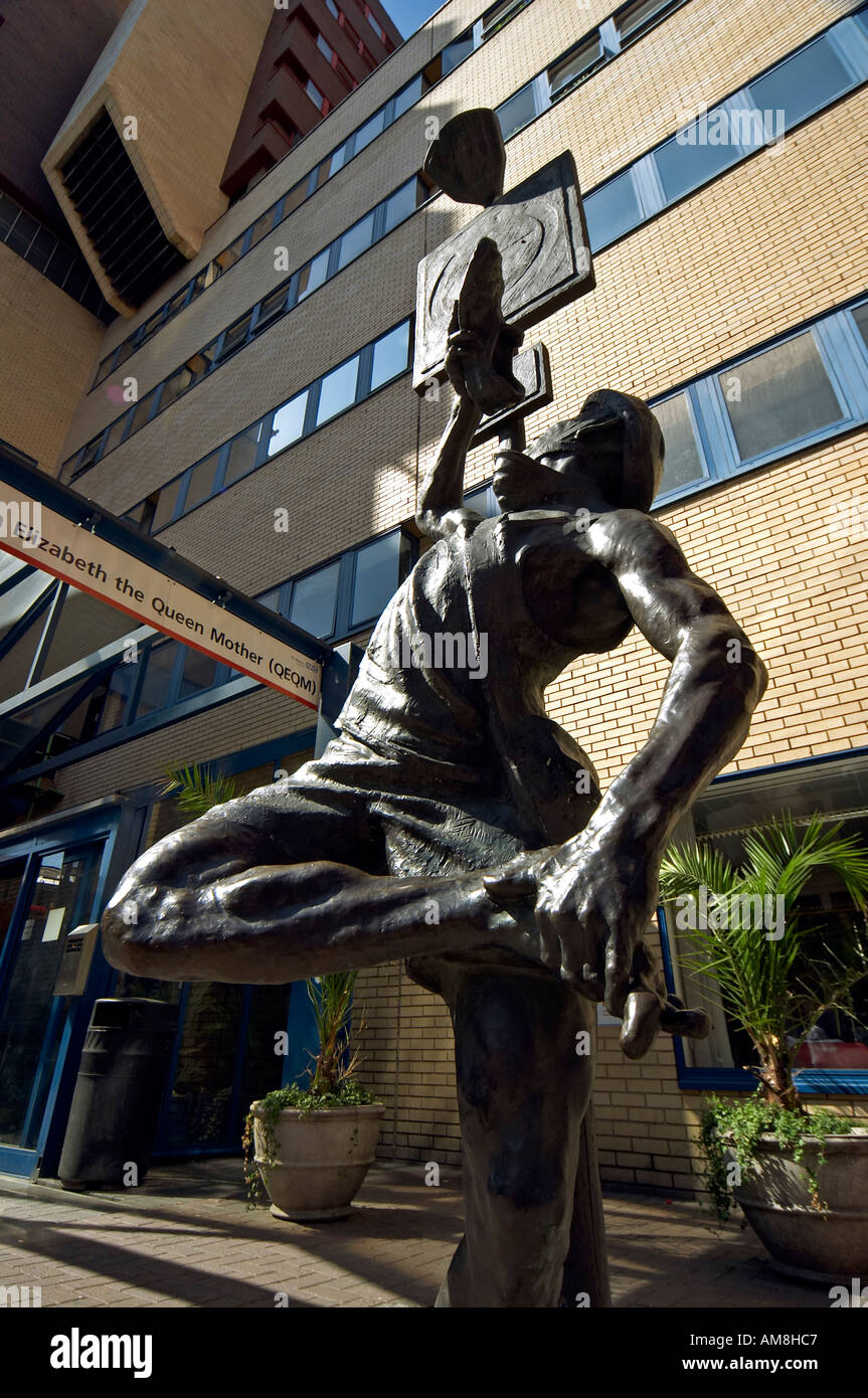 St Mary s Hospital statue sculpture Paddington London W2 England Stock ...