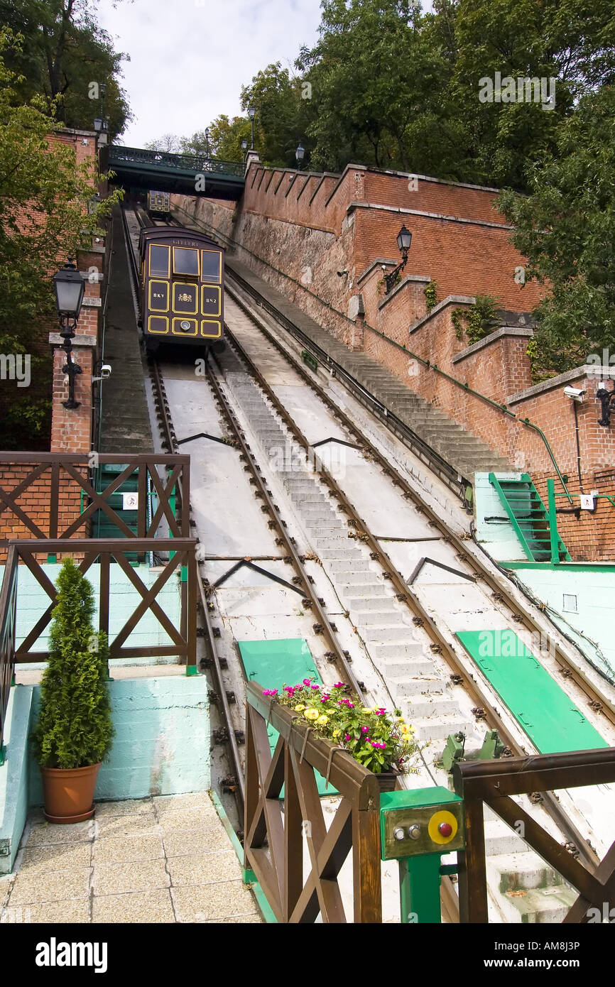 Budapest funicular cable cars hi-res stock photography and images - Alamy