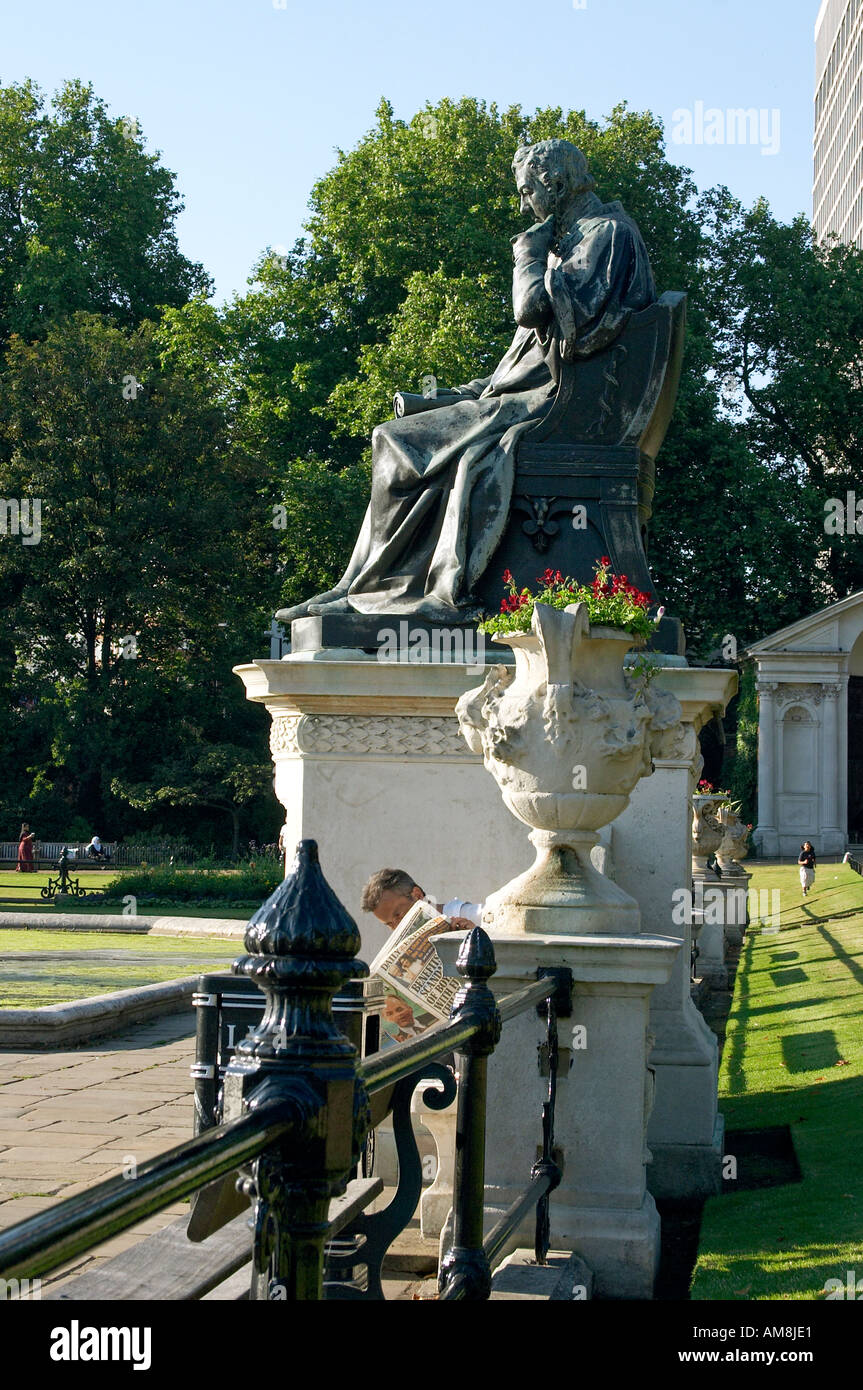 Statue sculpture of Jenner Italian Gardens Hyde Park London W2 England ...