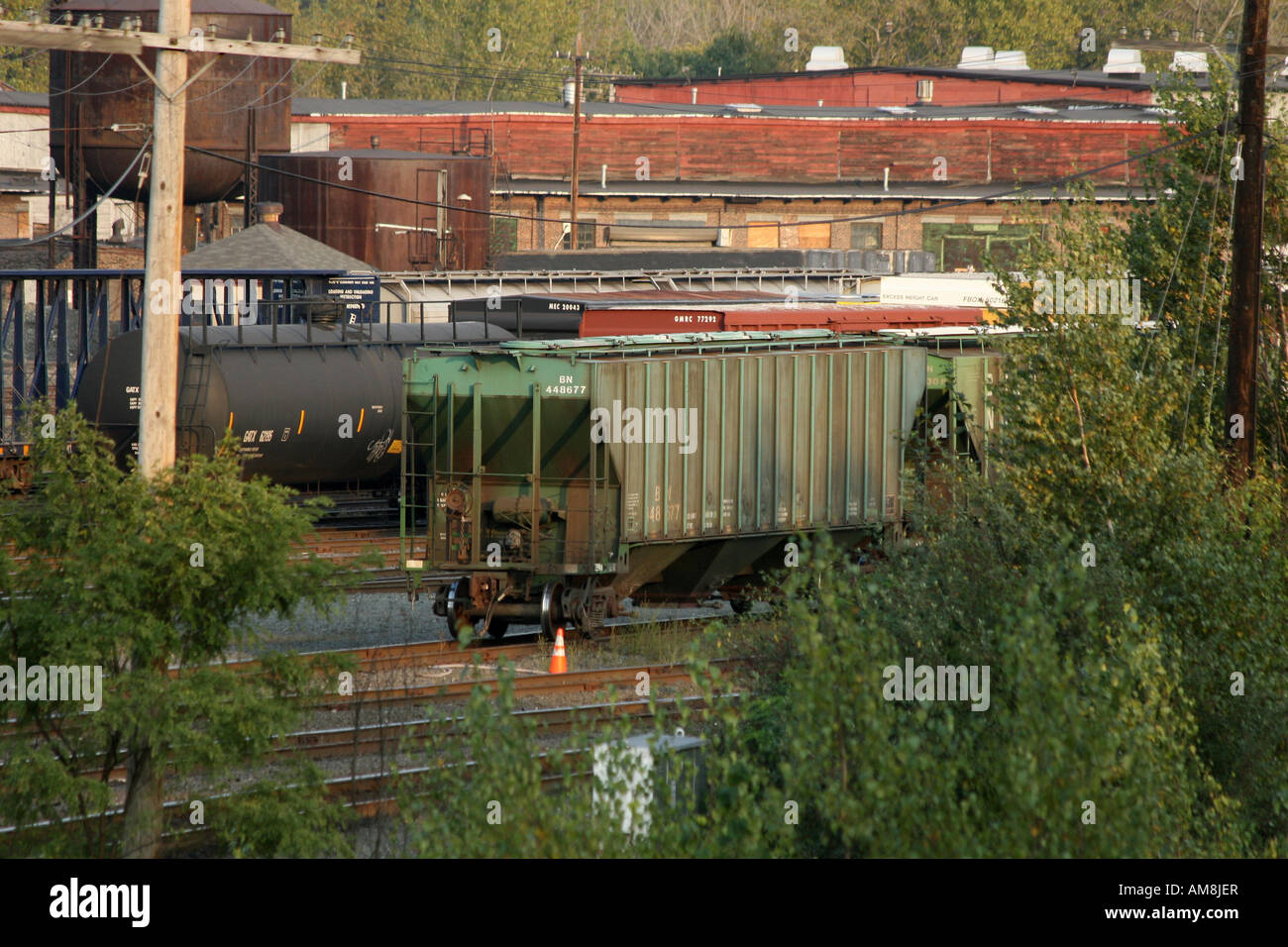 Guilford Rail System East Deerfield MA Railroad Switching Yard Stock ...