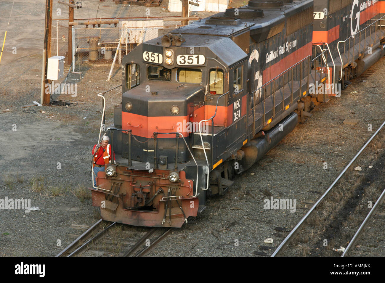 Guilford Rail System Freight Locomotives East Deerfield MA Railroad ...