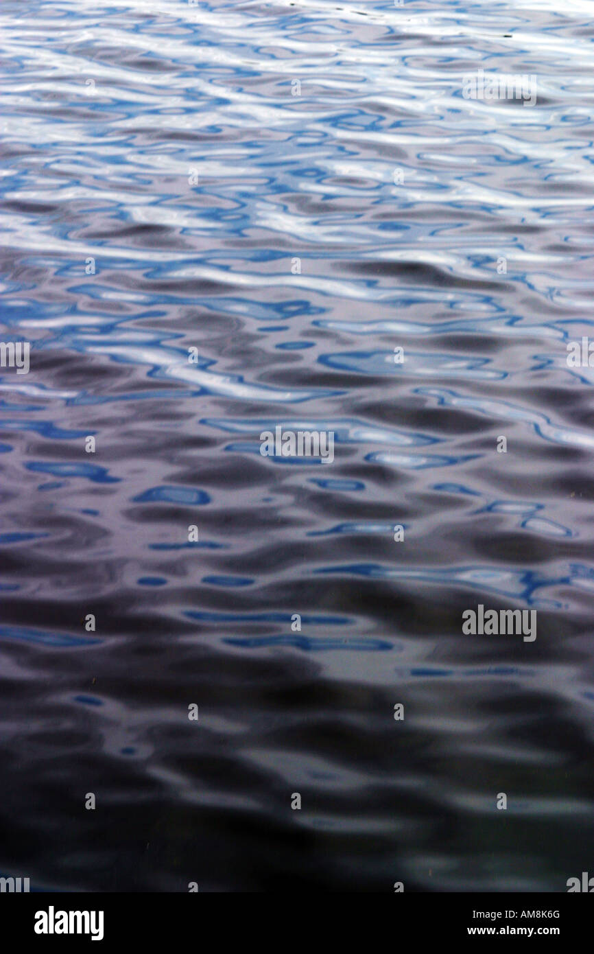Blue water surface texture Stock Photo - Alamy