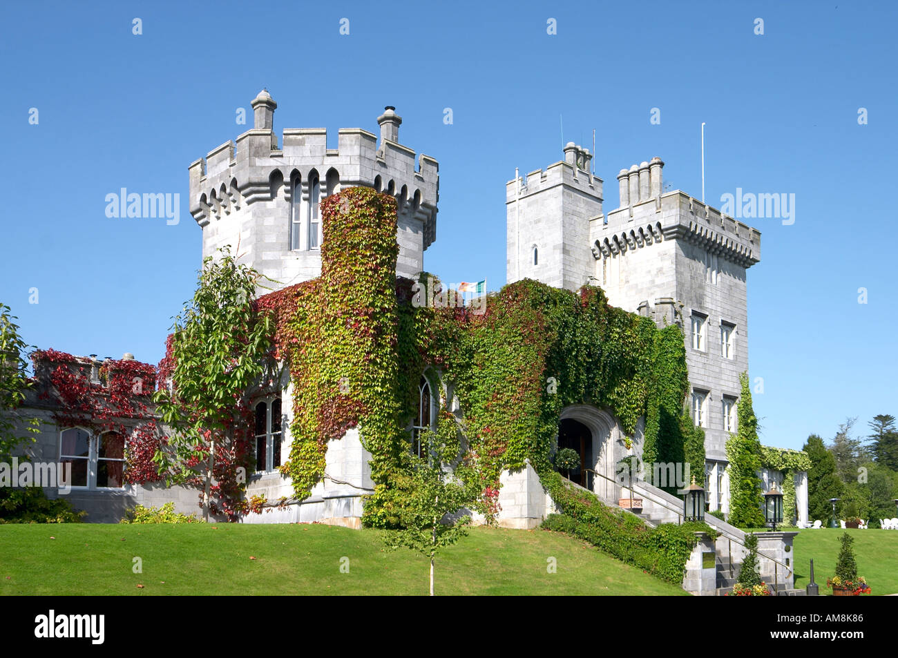 Dromoland Castle Hotel and gardens Co Clare Ireland Stock Photo - Alamy