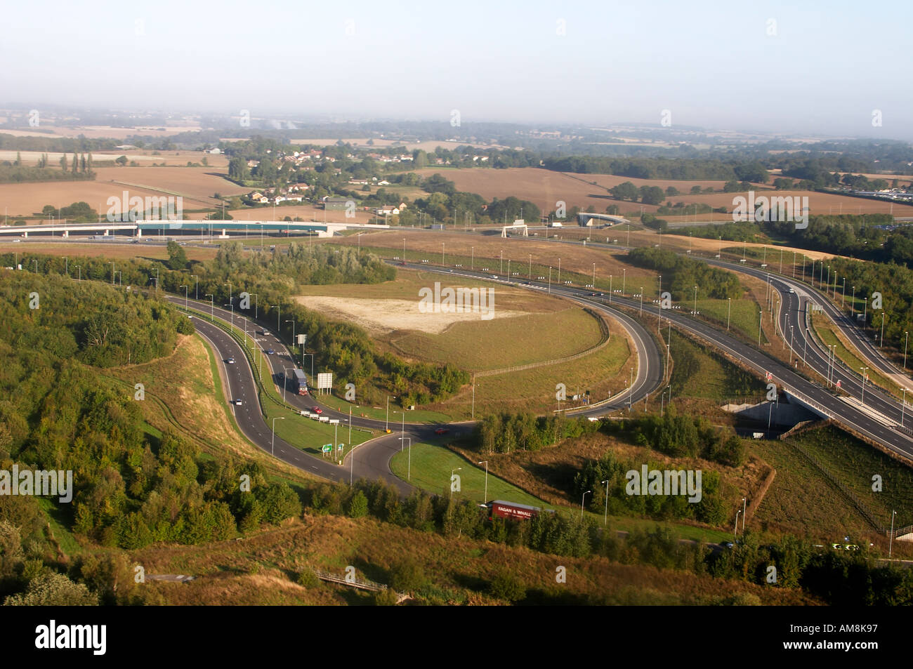 M11 motorway traffic in essex hi-res stock photography and images - Alamy