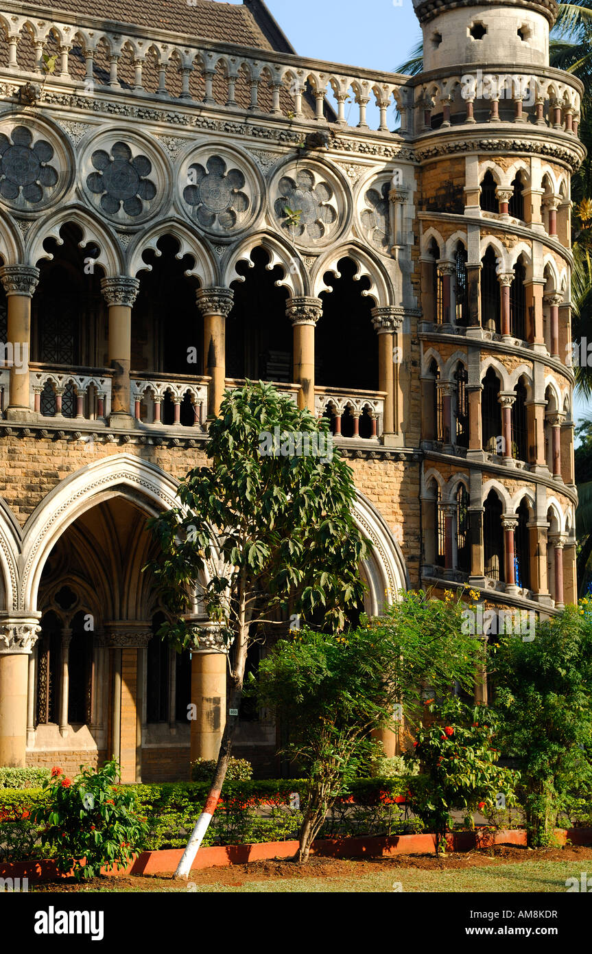 India, Maharashtra state, Bombay (Mumbai), Fort district, Gothic style ...