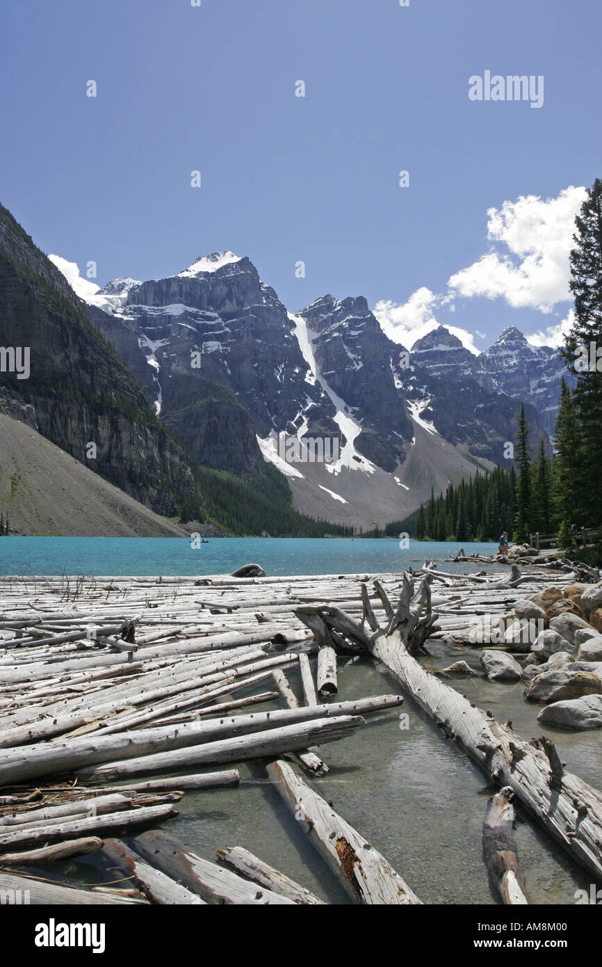 Moraine Lake Alberta Canada Stock Photo - Alamy