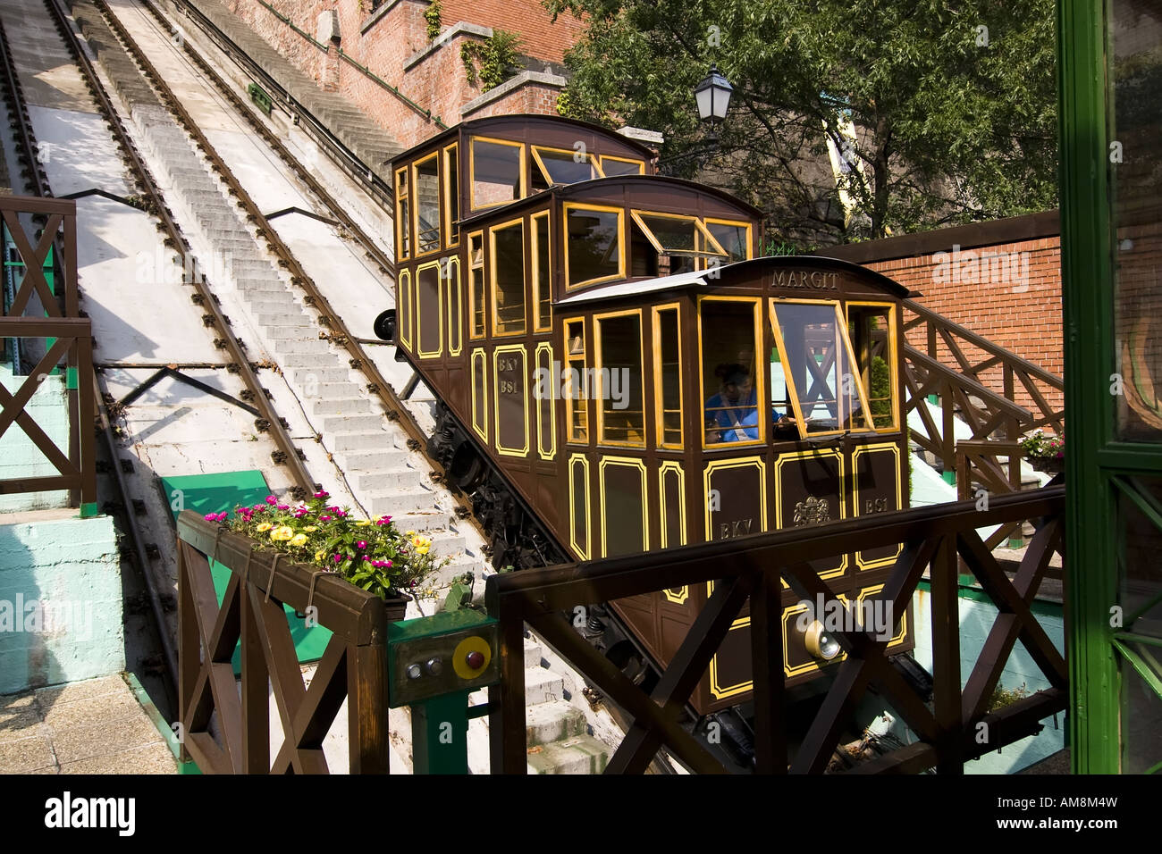 Budapest funicular cable cars hi-res stock photography and images - Alamy