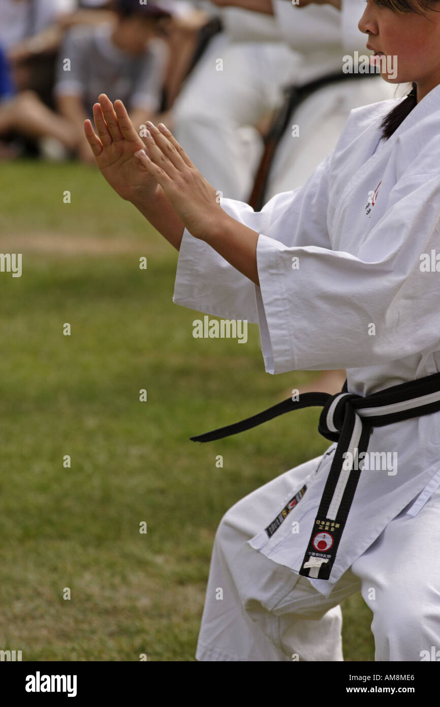 Karate demonstration during Japanese Festival in Vancouver, Canada ...