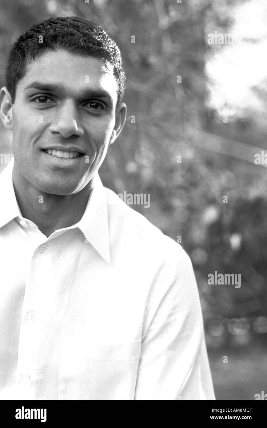 Joyful young black man Black and White Stock Photos & Images - Alamy