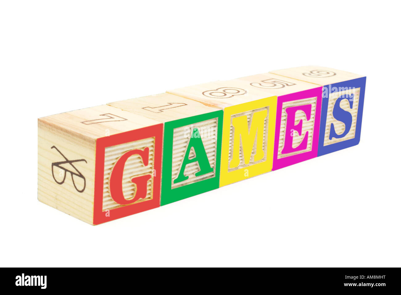 Alphabet Blocks - Games Stock Photo - Alamy