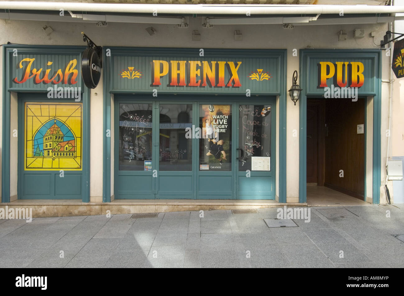 Phenix Irish pub at Nancy France Stock Photo - Alamy