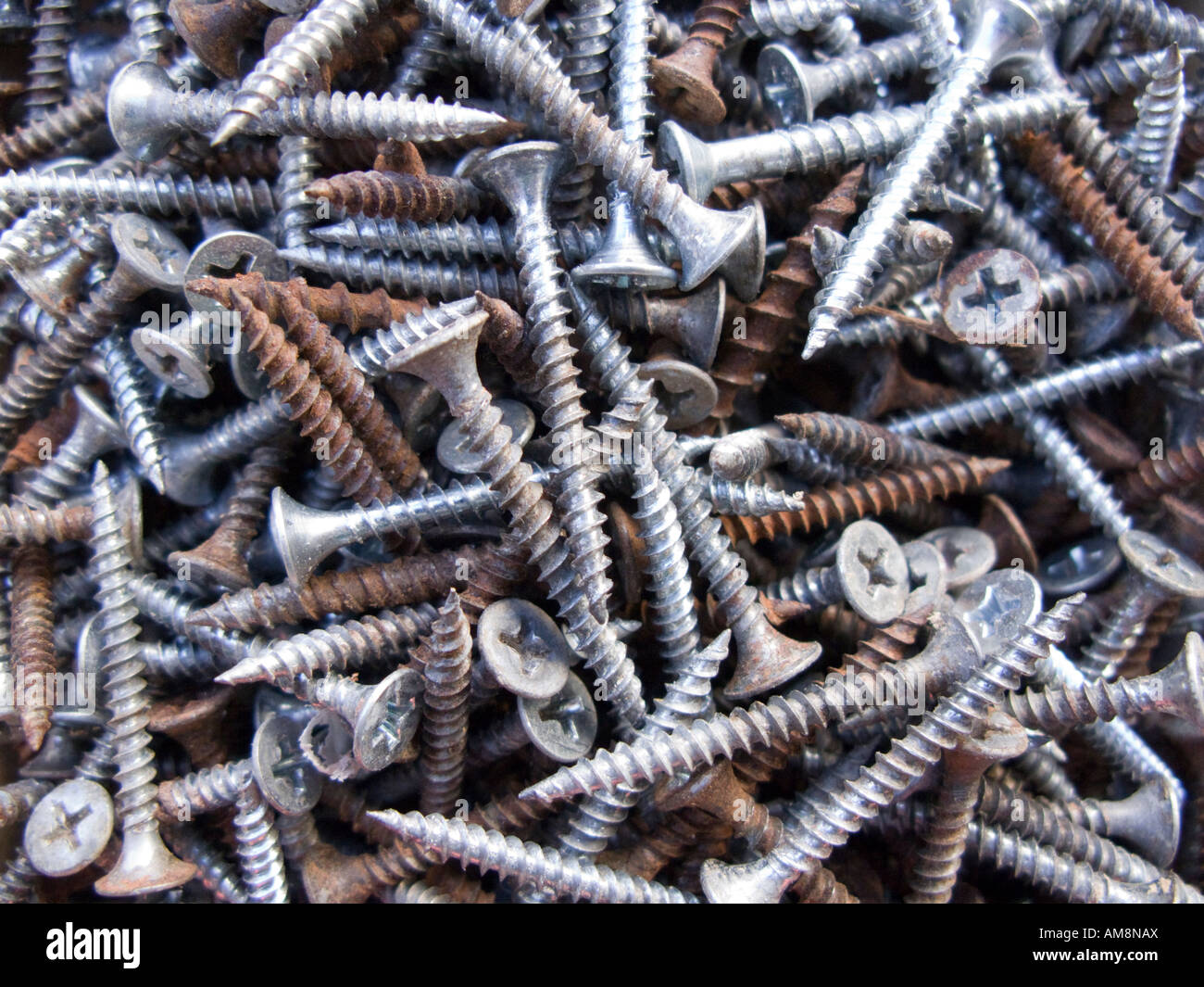 Old screws hi-res stock photography and images - Alamy