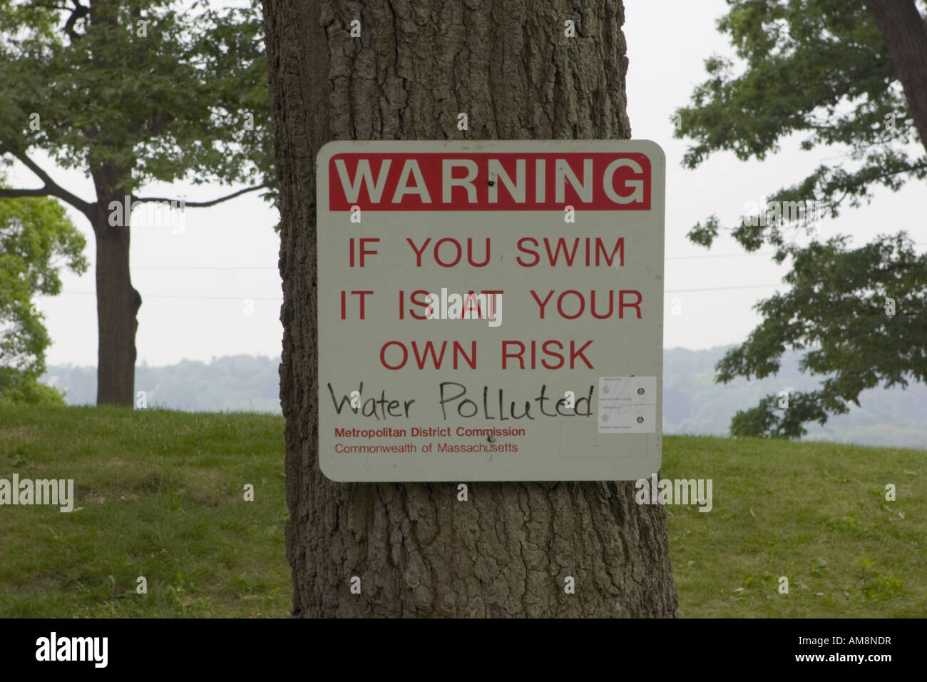 Swim at own risk hi-res stock photography and images - Alamy