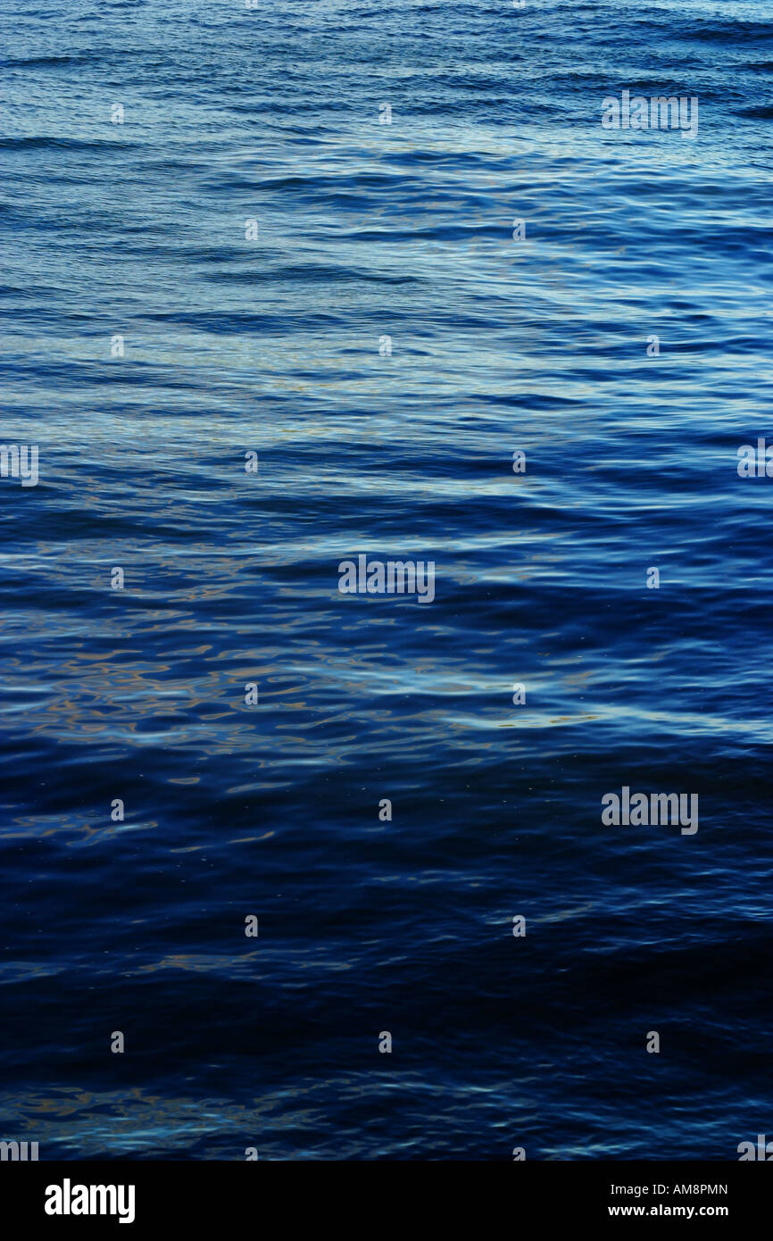 Blue water surface texture Stock Photo - Alamy