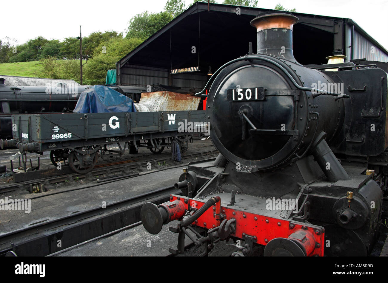 Steam locomotive engine sheds hi-res stock photography and images - Alamy