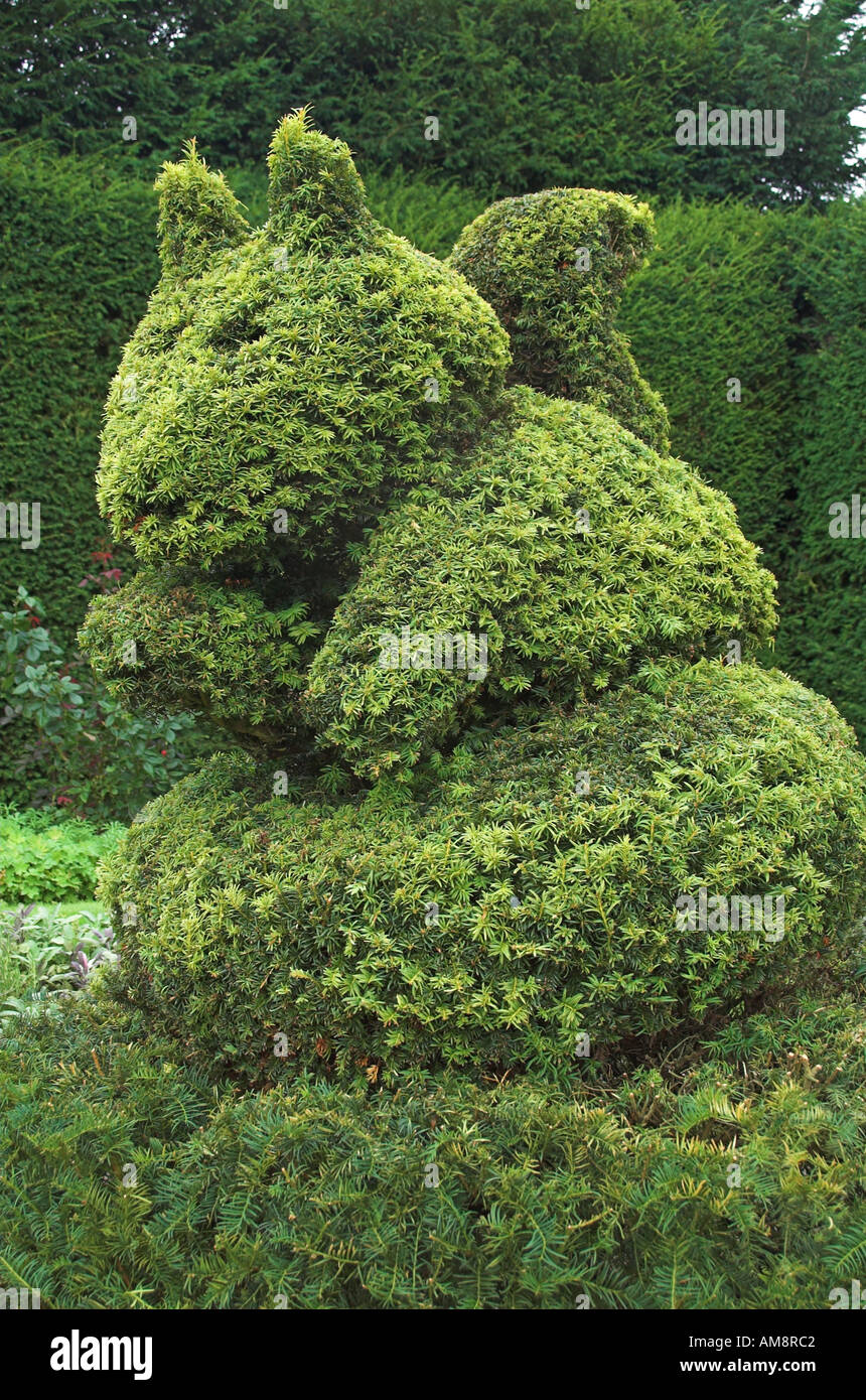 Fantastic topiary animals in the grounds of Wenlock Priory Much Wenlock ...