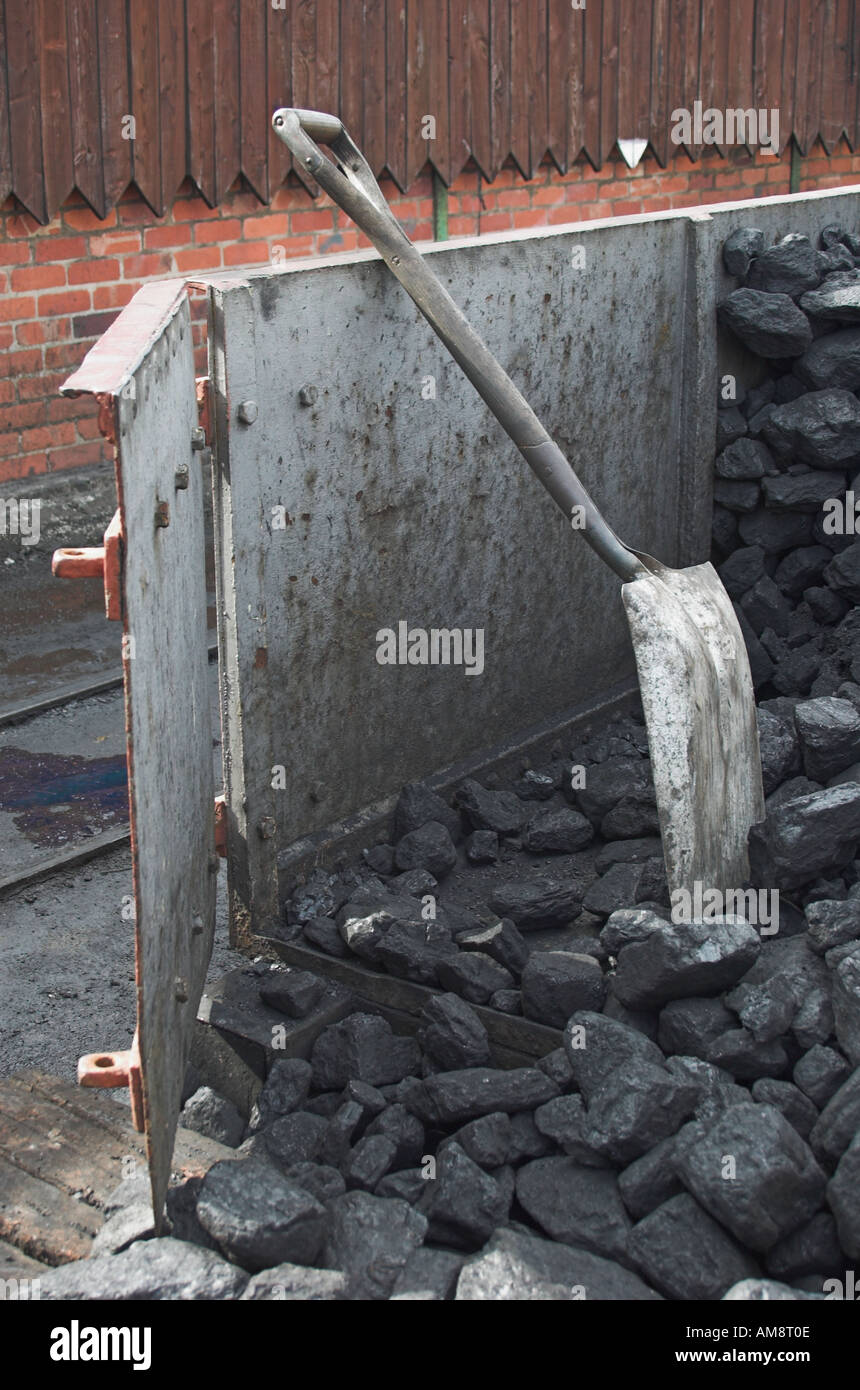 Talyllyn Railway Tywyn Gwynedd Snowdonia coal wagon at Pendre shed ...