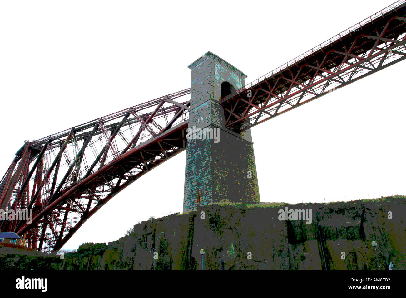 Forth Rail Bridge detail Stock Photo - Alamy