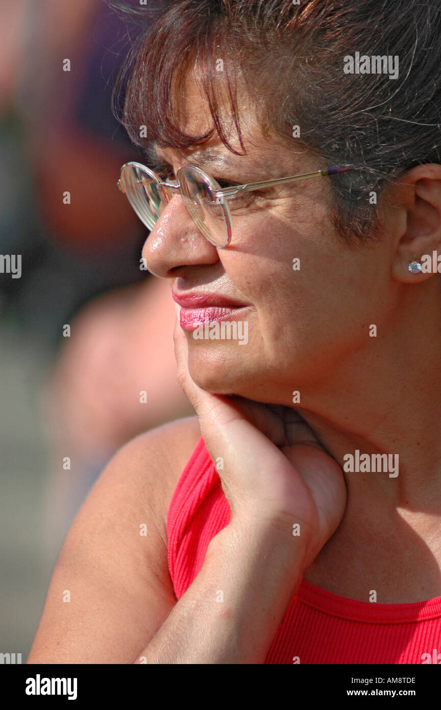Men women kids at the site of the memorial for the 14 Marines killed at ...