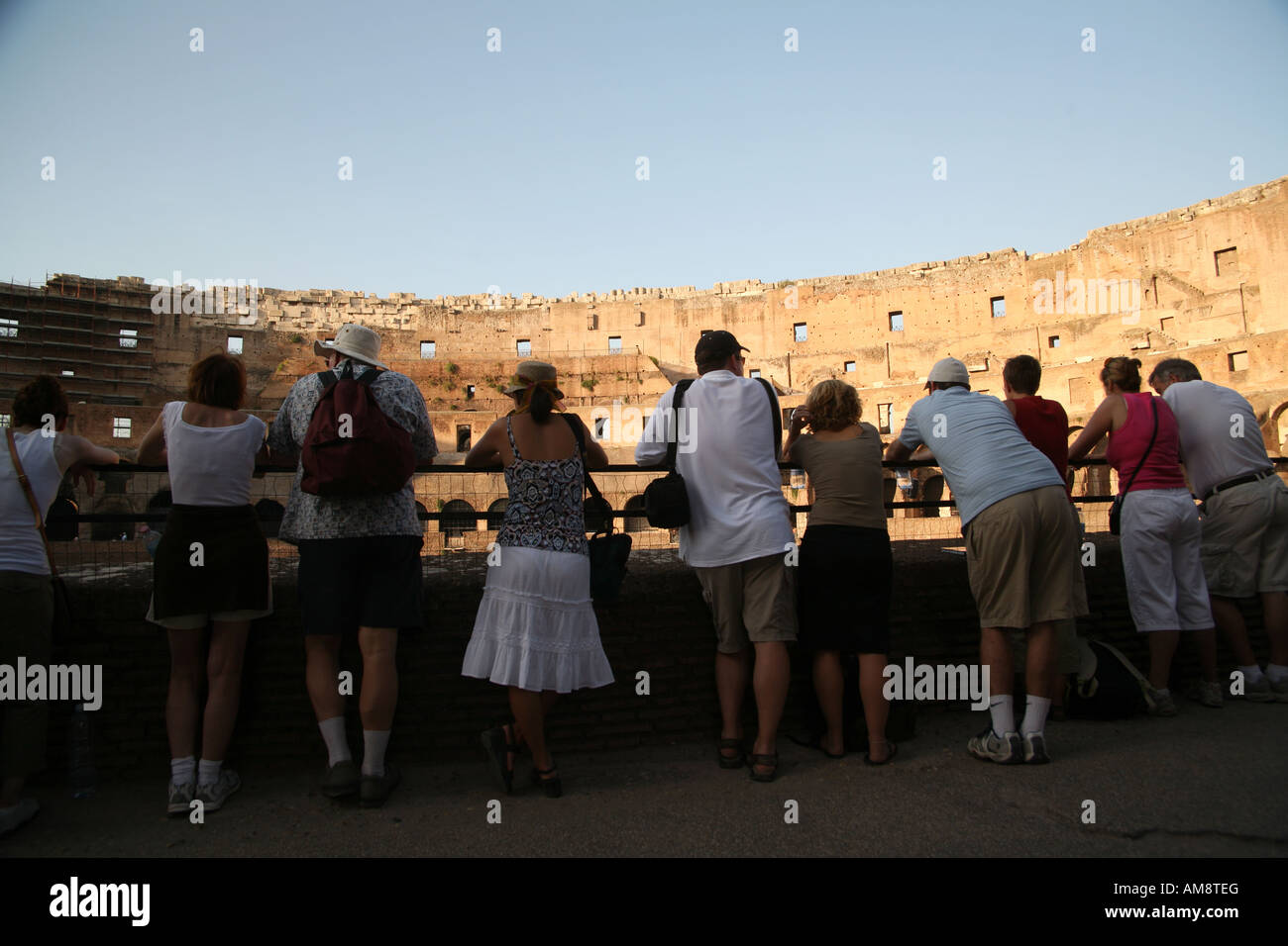 Italy, Rome, people inside the famed Colosseum Stock Photo - Alamy