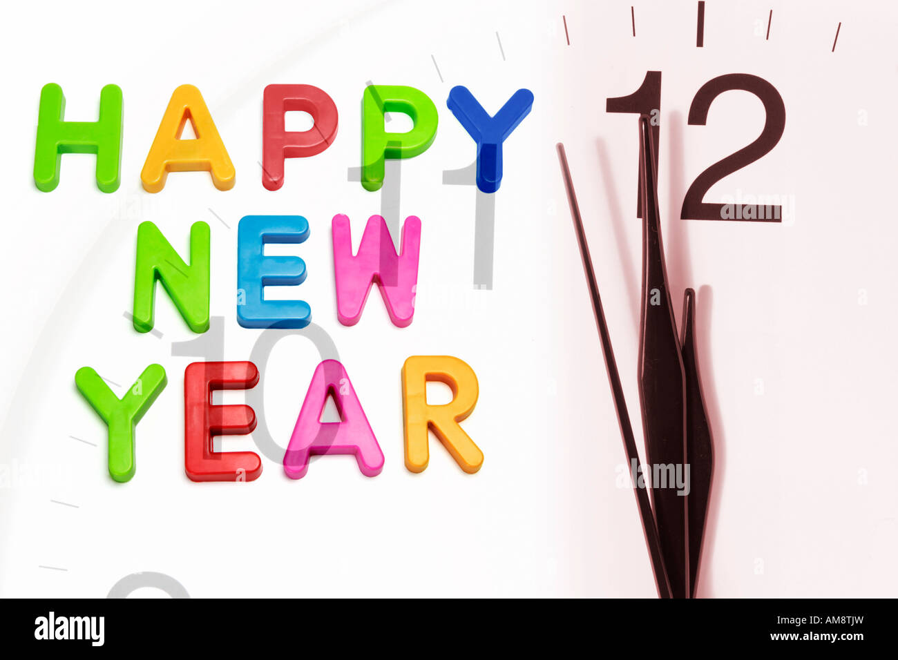 Clock ticking countdown new year hi-res stock photography and images ...
