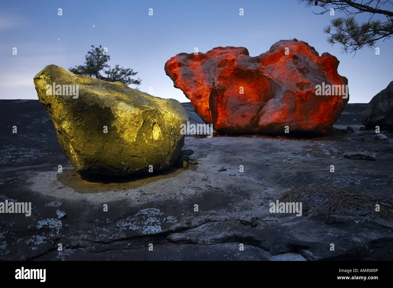 Trees fire painting hi-res stock photography and images - Alamy