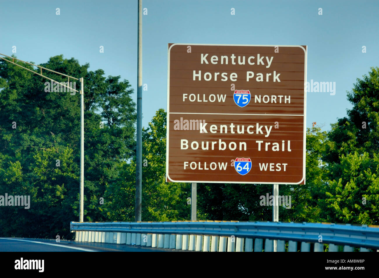 Highway Sign of Local Attractions for the Kentucky Horse Park and ...
