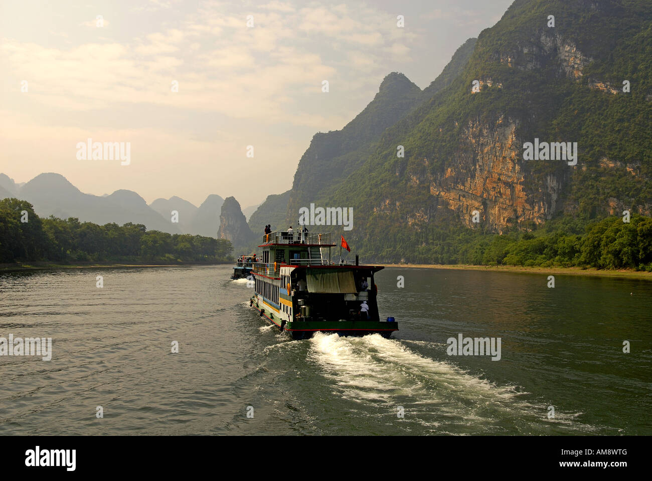 Li River Cruise Guilin China Stock Photo - Alamy
