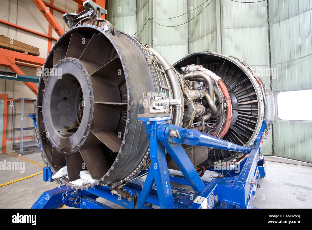 Aircraft jet engine detail Stock Photo - Alamy