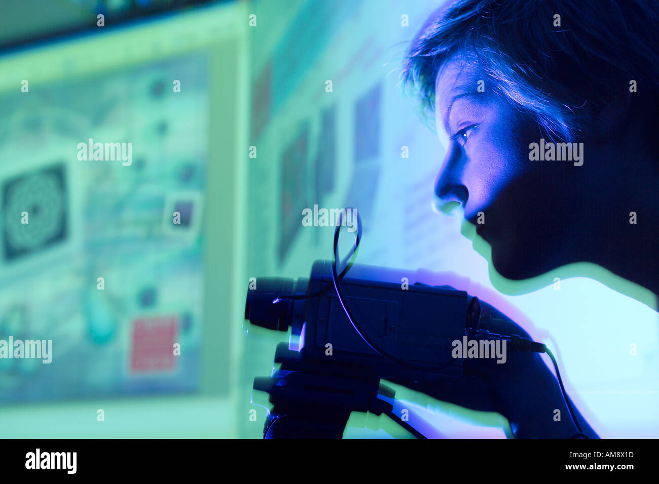 Profile projector hi-res stock photography and images - Alamy